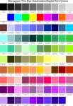 Color Chart Dye Sublimation/Digital Printing - Monogram This and More ...